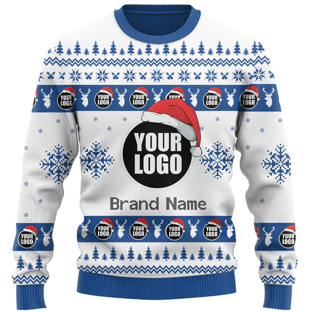 DIY Custom Logo Or Face Holiday Ugly Christmas Sweater | Ugly Christmas ...